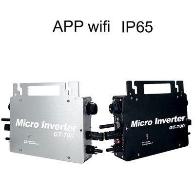 IP66 700W Micro Inverter System Inverter On Grid Installation Diagramm Solar Micro Inverter For Balcony Photovoltaic