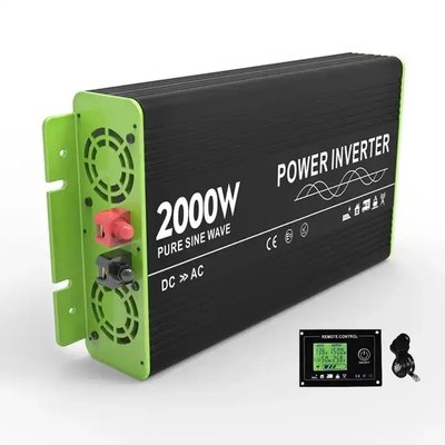 Pure Sine Wave Dc Power Jack Inverter 2000 Watt Power Inverter With Battery Chargee Power Inverter 12V 220V For Home