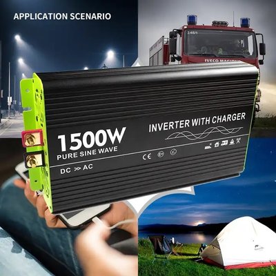 Power Inverter Hybrid  New Power Inverter 1500W Pure Sine Wave Need To Co Pure Sine Wave Power Inverter 12V/24V/48V Dc