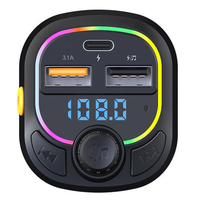 Hot Sale Colorful Lights Usb Car Mp3 Player 200W 1000W  Car Inverter Car Power Inverter Dc 12V To 110V Ac Converter