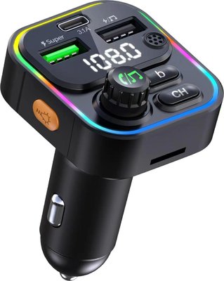 Hot Sale Colorful Lights Usb Car Mp3 Player 200W 1000W  Car Inverter Car Power Inverter Dc 12V To 110V Ac Converter