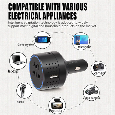 Car Power Inverter 150W Dc12V 24V To Ac 220V Mini Car Inverter Portable Power Inverter For Laptop Or Car Use