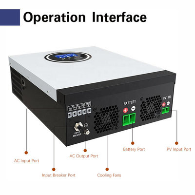 2Kw On Grid Inverter Solar Panel Systems For Home Pure Sine Wave For Hybrid Three Phase Inverter Solar Battery