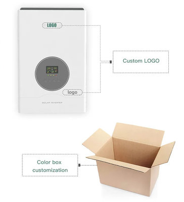 24V Solar Grid Hybrid Inverter Dc To Ac Power Solar Inverter Solar Grid Tie Inverter Smart Life 2400W 220V