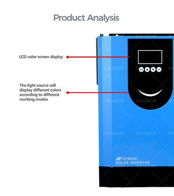Smart Hybrid Solar Inverter Deye 5.5Kw Reasonable Price Solar Inverter With Battery Solar Energy Hybrid Inverter