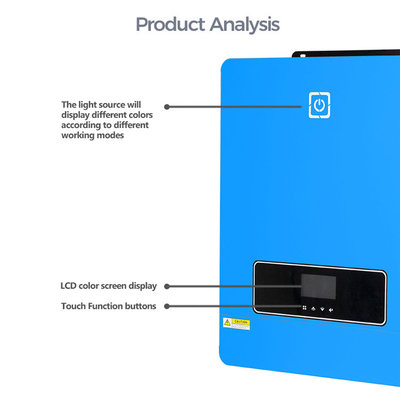 8KW 10KW Solar Hybrid Inverter Mppt Inverter Solar 8200 Watt Pure Sine Wave Hybrid Solar Inverter