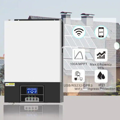 5.5Kw Off Grid Inverter Solar Inverter 230Vac Mppt Charge Controller Off Grid Solar Panel Kit With Battery And Inverter
