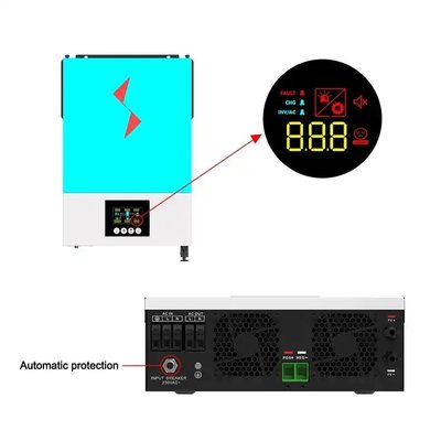 3600W 6200W With Batteries Hybrid Inverter 6.2Kw 120A Mppt Solar Charger Pure Sine Wave Hybrid Home Power Solar Inverter