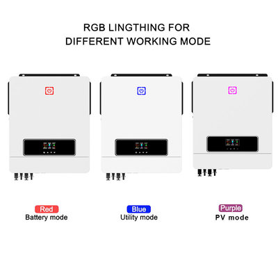Customizable Logo 10 Kw Solar Inverter On Off Grid Hybrid 3 Phase Specifications Wholesale Price 8Kw Solar Inverter
