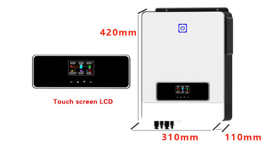 7.2Kw 8.2Kw 10.2Kw Pure Sine Wave MPPt Hybrid Solar Inverter 3500W Solar Inverter On Off Grid Dual Output Solar Inverter 10Kw