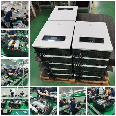 High Capacity On/Off Grid Tie Home Solar Power Inverter Touch Lcd Rgb Light 7Kw/8Kw/10Kw 48V Hybrid Solar Inverter