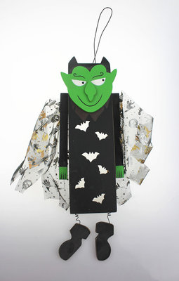 China Wooden Ghost decoration witch design for wall hang Halloween holiday decoration supplier