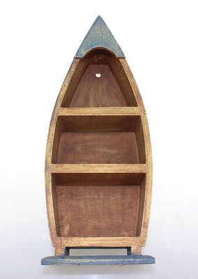 China Wooden boat desktop decoration children gift  kid room decoration made of MDF handicraft supplier