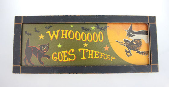 China Wooden  wall decorative plaque halloween holiday home decoration supplier