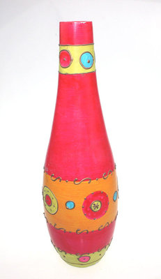 China Wooden flower vase room decoration handicraft supplier