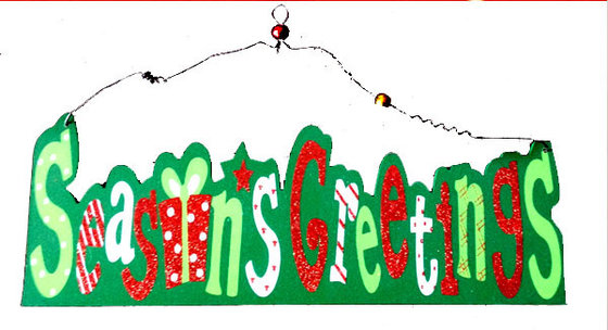 China Wooden wall hanging holiday wall decoration sign supplier