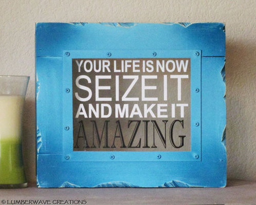 China Positive Quote Sign Inspirational Wall Sign Sayings on Wood Sign Home decor Wall Art supplier