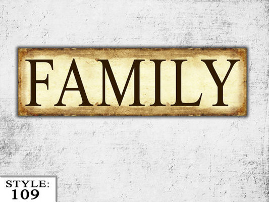 China Wooden Family Sign Family Gift Living Room sign Wood wall hanging Sign Home Decor supplier