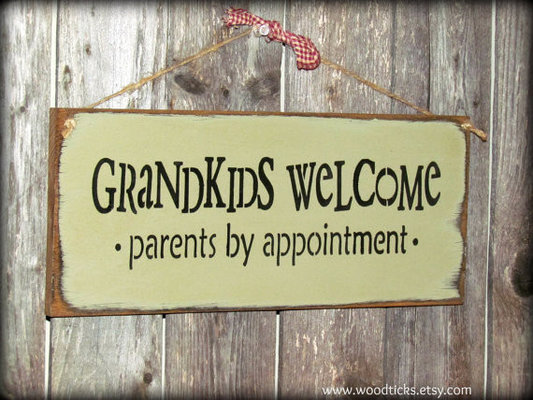 China Wooden Sign Gift for the parents and grandparent Wooden wall hanging sign wooden plaque supplier