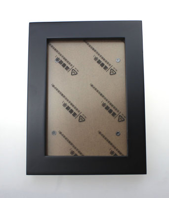 China 3.5x5inch  pine wood photo frame picture frame black color supplier