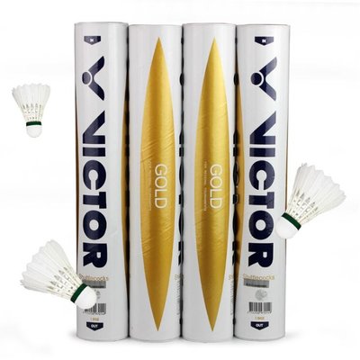 wholesale!one box/12pecs New Victor Champion Gold No.1 Competition Shuttlecocks