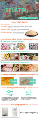 pharmaceutical gelatin for soft capsule 180bloom food grade 80-300bloom food grade