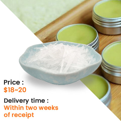 Factory Supply Pure Menthol Crystal USP Grade Natural Fragrance