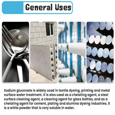 gluconate de sodium 98% tech grade food grade sodium gluconate price