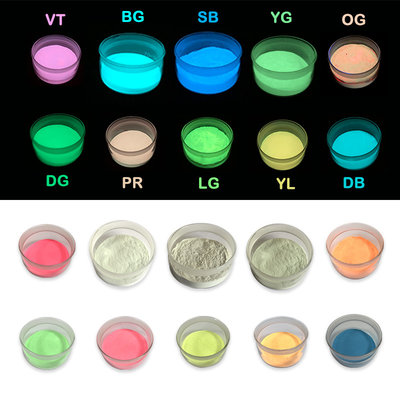 Hot sell white glow in the dark pigment powder acrylic phosphorous