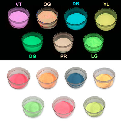 High afterglow acrylic glow in the dark powder pigment for photoluminescent film paint nail signs