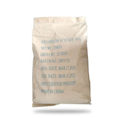 Manufacturer price tech grade potassium acetate powder CH3COOK