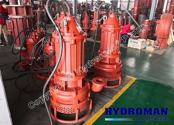 Submersible agitator slurry pump