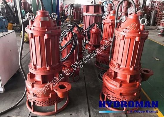 Submersible agitator slurry pump