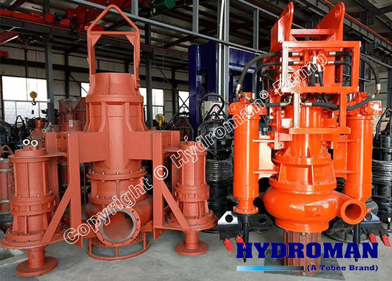 Submersible agitator slurry pump