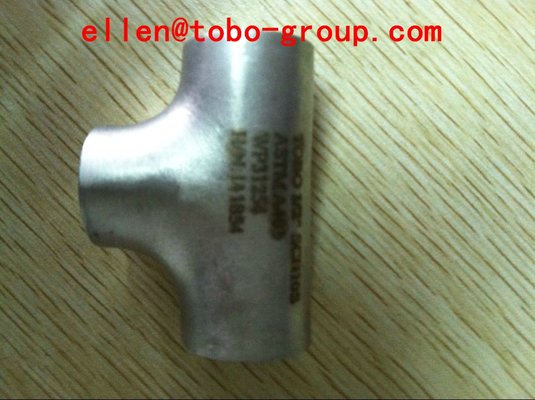 ASTM A403/A403M WPS31254 UNS S31254 Stainless Steel Pipe Fittings Equal and Reducer tee