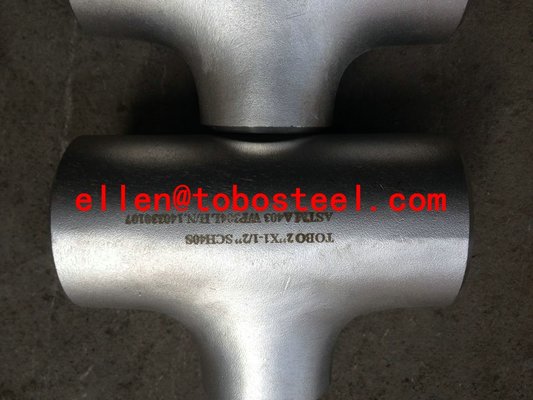 ASTM A403 WP316L stainless steel tee