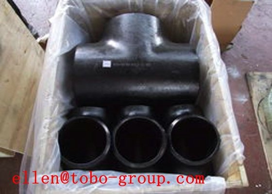 TOBO STEEL Group  carbon A234 WPB and stainless 304L composite Elbow tee fittings