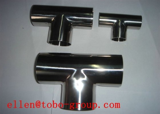 TOBO STEEL Group carbon A234 WPB and stainless 304 composite Elbow tee fittings