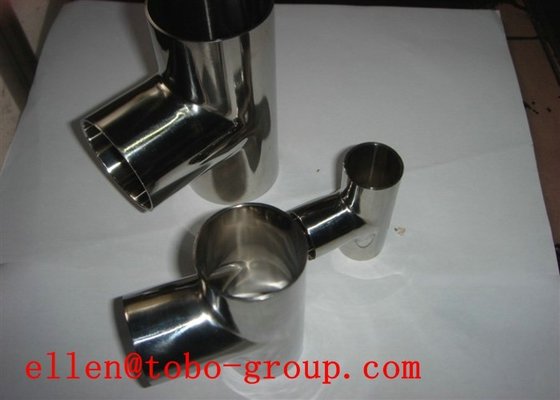 TOBO STEEL Group carbon A234 WPB and stainless 304 composite Elbow tee fittings