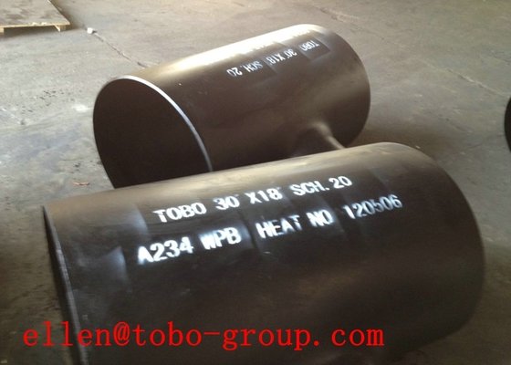 TOBO STEEL Group  High-pressured anti-corrosion composite cs and ss steel Elbow tee fittings