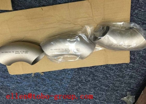 TOBO STEEL Group S/40S (9.53mm) 45 Degree 15Mo3 Mitered Elbow clad with 317L