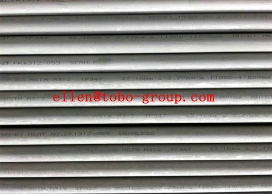 TP310 / TP347 / TP321H Seamless Stainless Steel Pipe With Butt Weld Ends