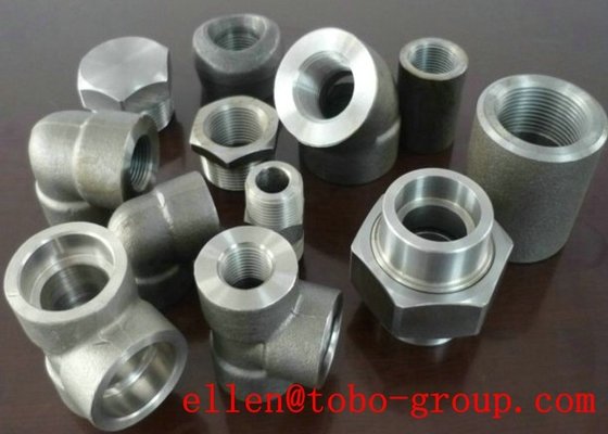 ASME B16.11 SW 45 Degree Elbow Stainelss Steel Pipe Fittings DN6 - DN100 3000LB