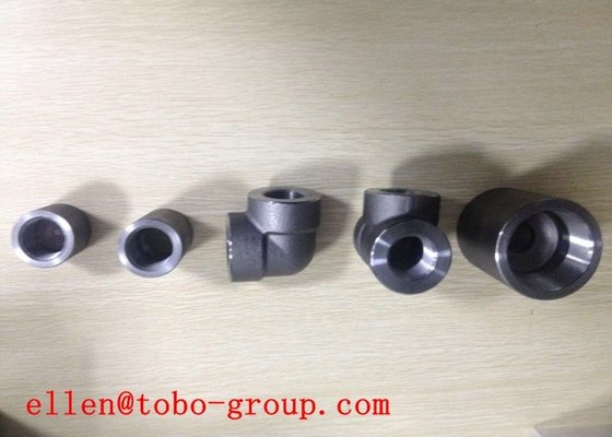 ASME B16.11 SW 45 Degree Elbow Stainelss Steel Pipe Fittings DN6 - DN100 3000LB