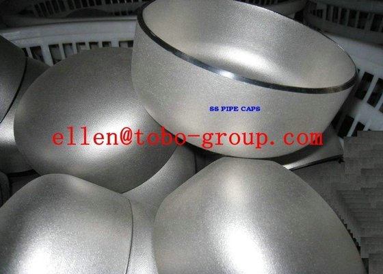 TOBO STEEL Group Stainless steel Cap ASTM A403 WP304/304L, WP316/316L, WP321, WP347, WPS 31254. UNS S31803,