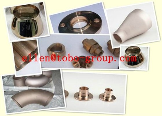 CuNi Pipe Fitting Seamless ERW Welded Elbow Tee Reducer Cap EEMUA 146 C7060x Copper Nickel