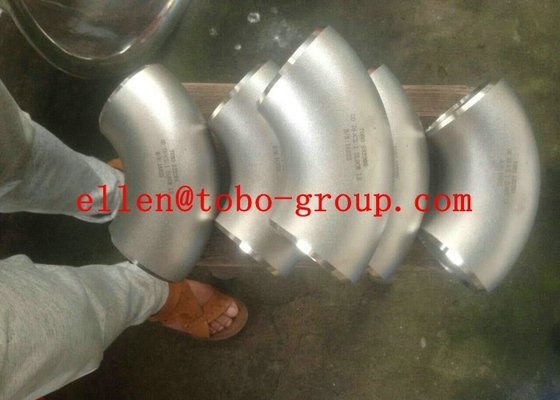 ASTM A815 UNS31803 GR2205 Duplex Stainless Steel Welded Elbow 90deg LR DN600 SCH40S