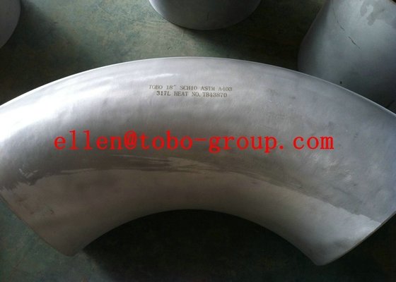 ASTM A815 UNS31803 GR2205 Duplex Stainless Steel Welded Elbow 90deg LR DN600 SCH40S