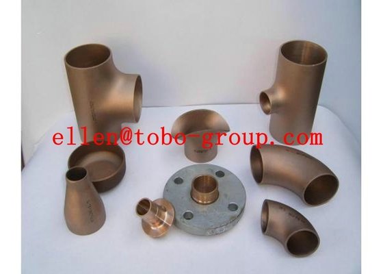 CuNi Pipe Fitting Seamless ERW Welded Elbow Tee Reducer Cap EEMUA 146 C7060x Copper Nickel 90/10 CuNi C70600