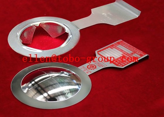 Monel Stainless Steel 316 Double Layer Scored Reverse Domed Bursting Disk Rupture Disc